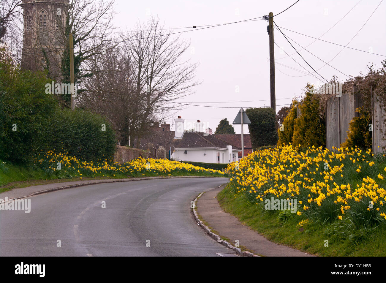 Village of Pett East Sussex England during Spring Stock Photo - Alamy