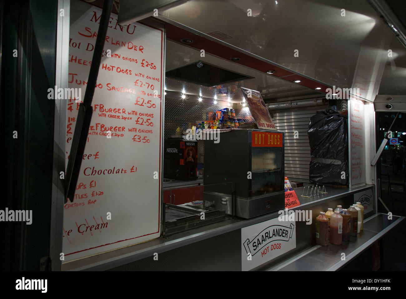 Burger stall hi-res stock photography and images - Alamy