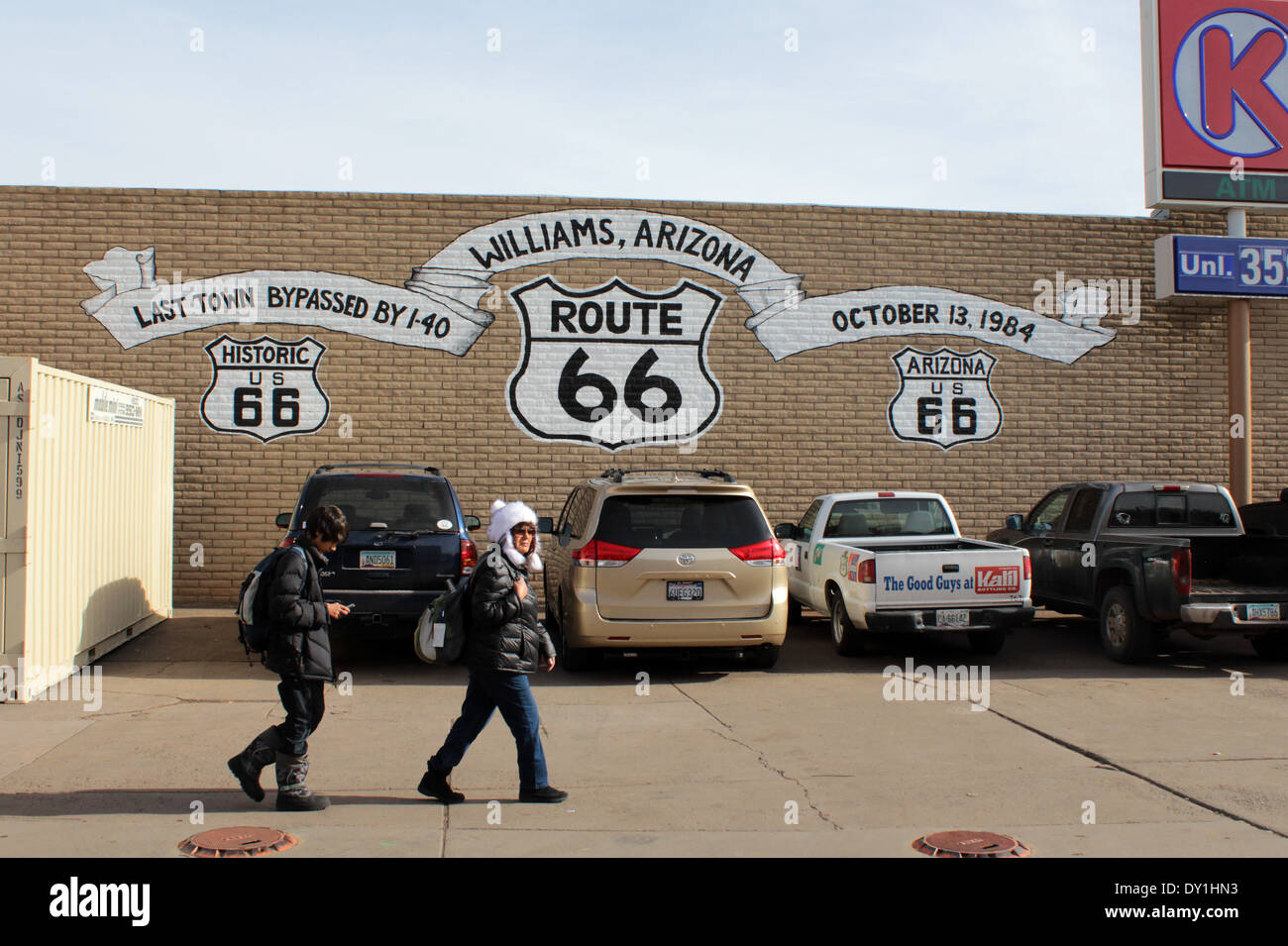 Route 66, Williams city in Coconino County, Route 66, Arizona, USA ...