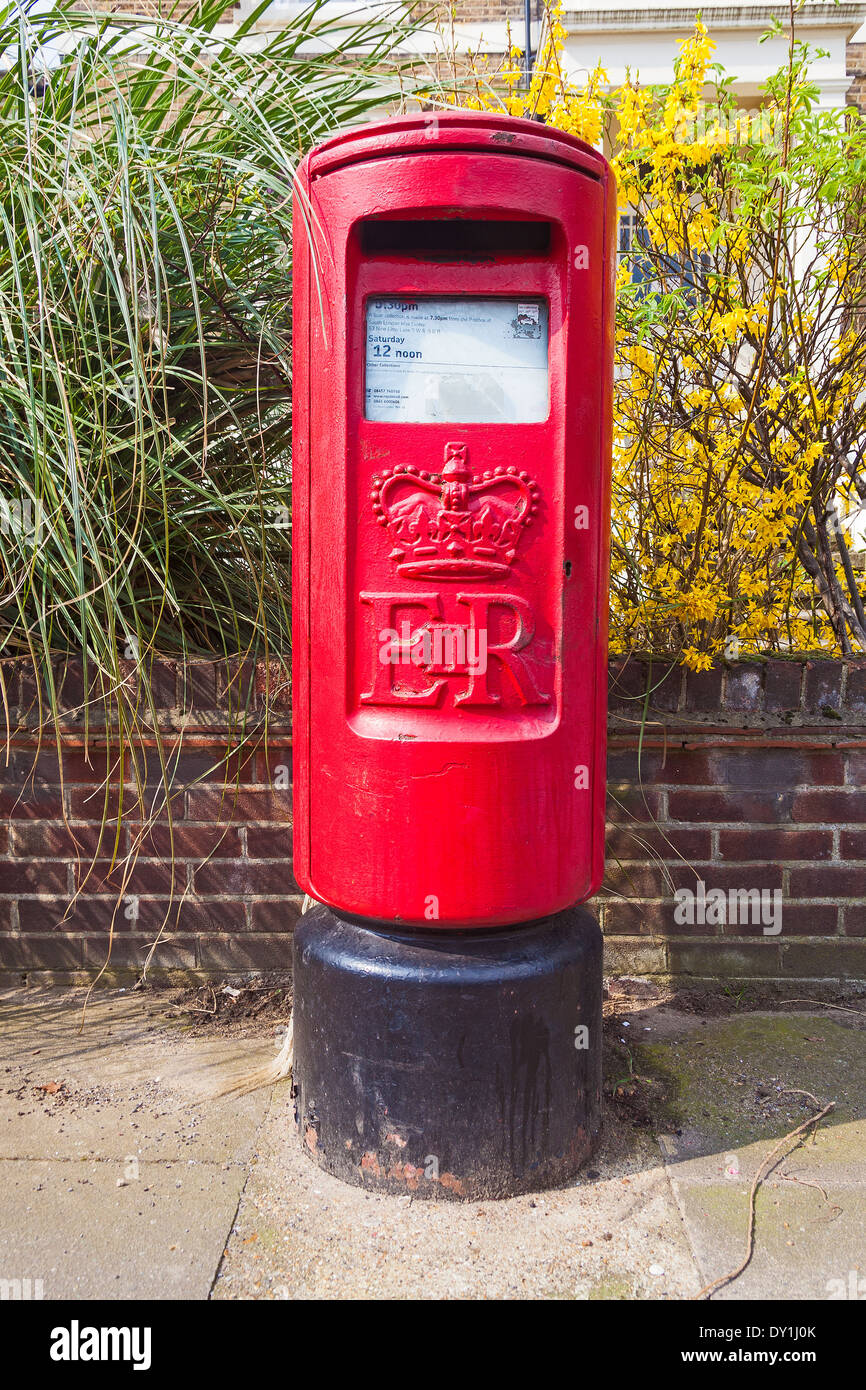 London, Lewisham A Type K pillar box Stock Photo - Alamy