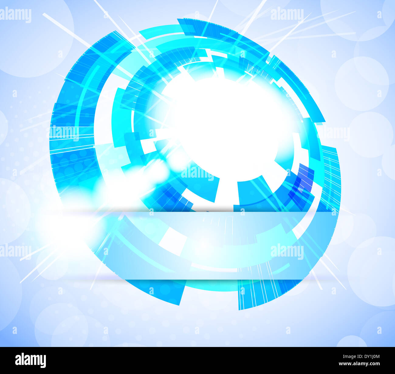 Bright tech background in blue color Stock Photo - Alamy