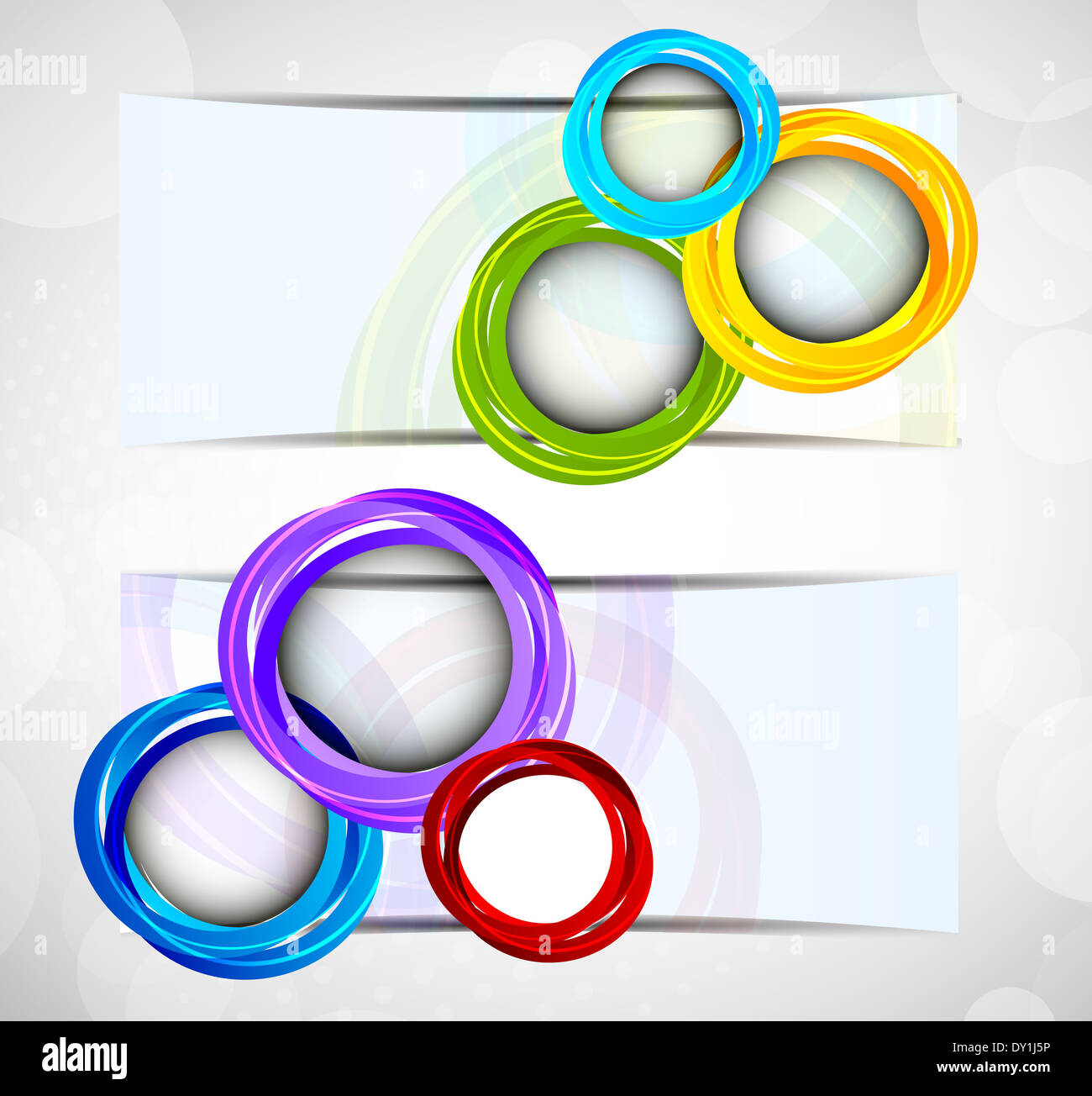 Two circles design hi-res stock photography and images - Alamy