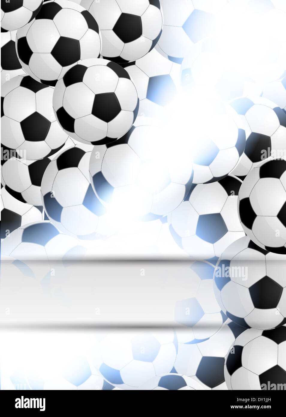 Abstract background with soccer ball Stock Photo - Alamy