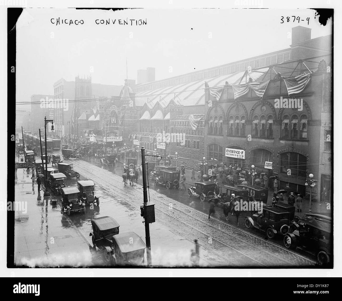 This photograph captures the 1916 Republican National Convention held ...