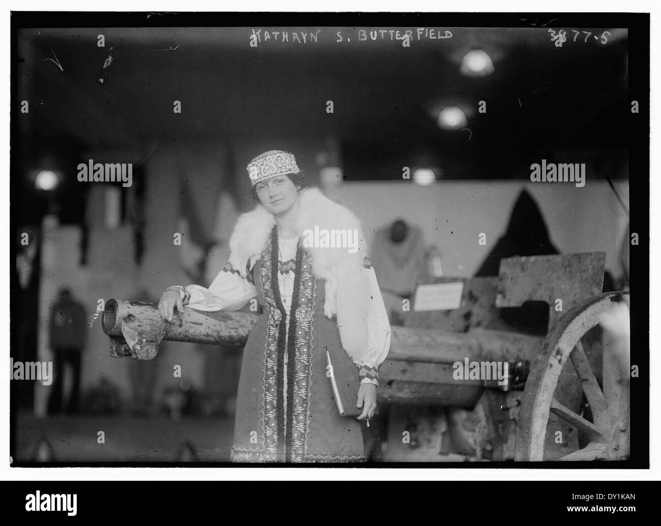 This historical image captures the French 75mm Gun, an iconic piece of ...