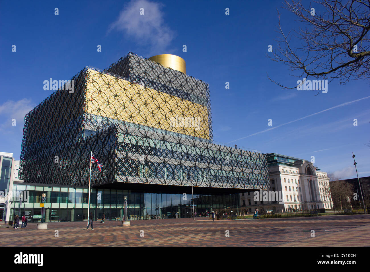 Birmingham library and Baskerville House Centenary Square Birmingham England Stock Photo - Alamy