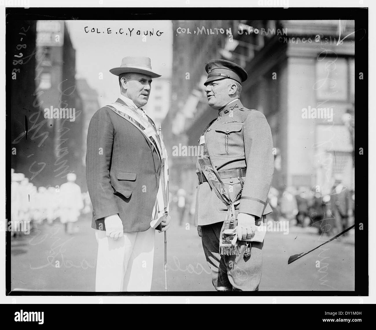 This photograph from the Library of Congress shows Colonel E.C. Young ...