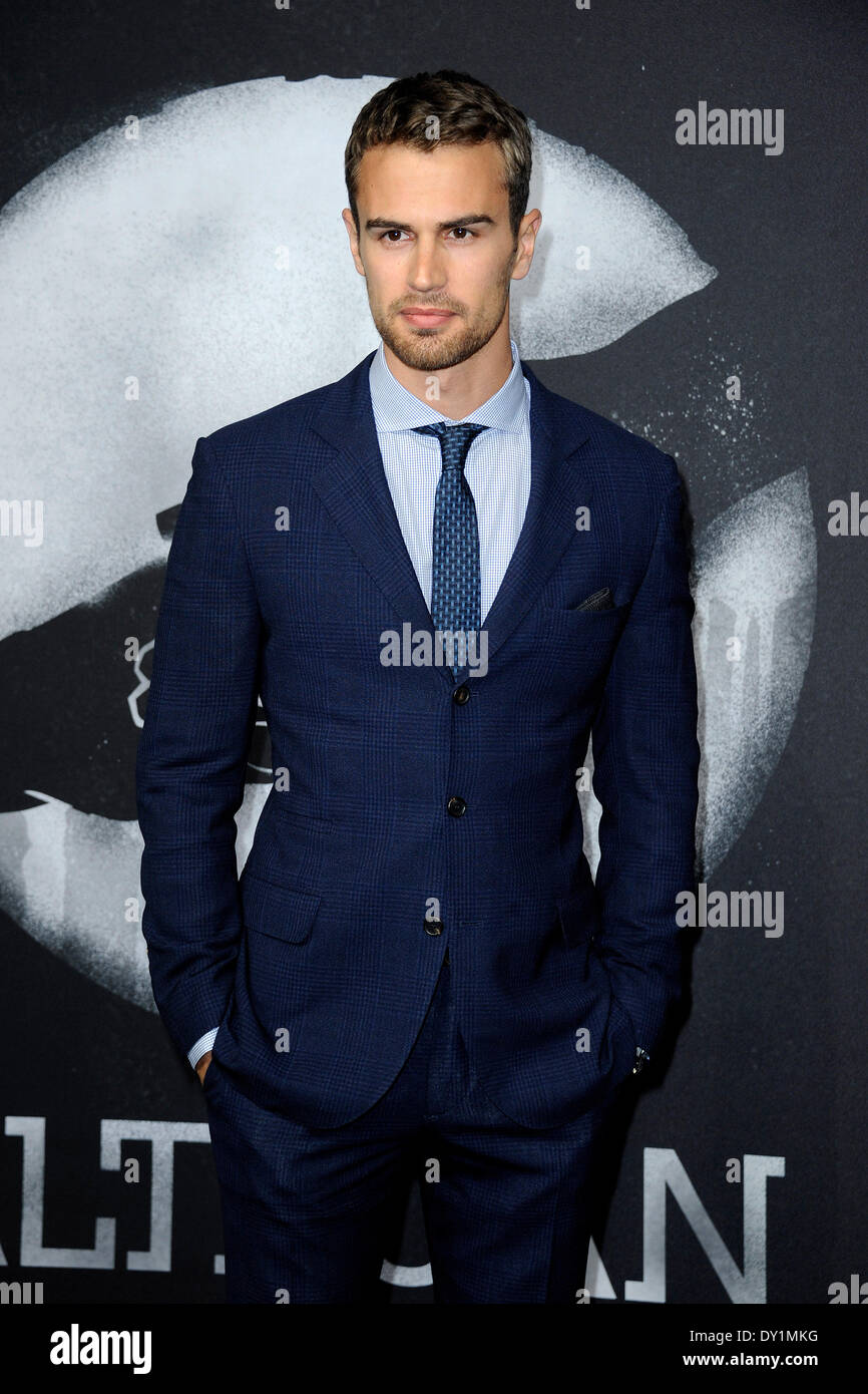 British actor Theo James attends to the premiere of the movie ...