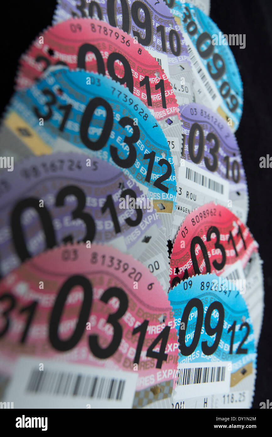 Tax disc hi-res stock photography and images - Alamy