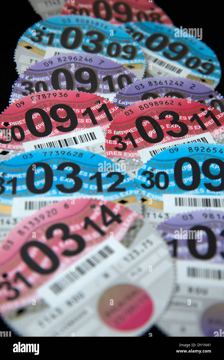 Tax disc hi-res stock photography and images - Alamy