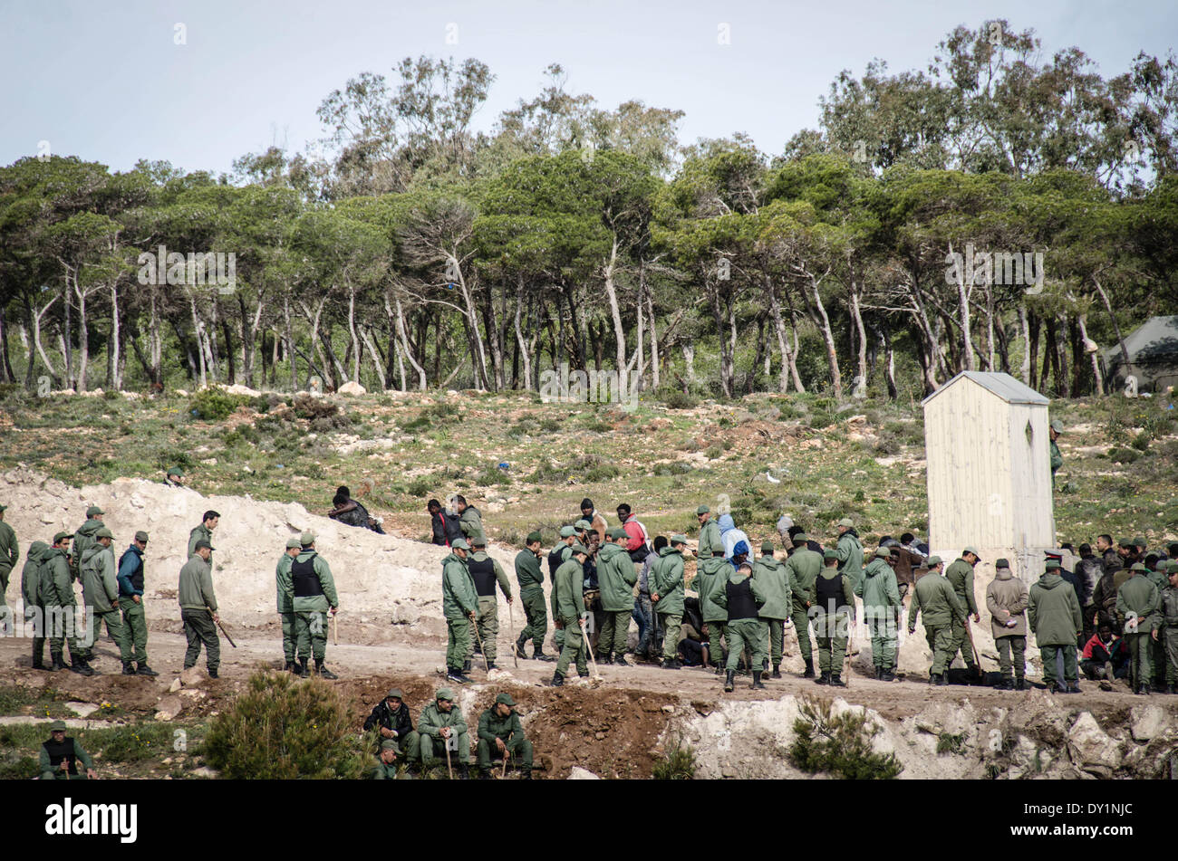 The melilla border fence hi-res stock photography and images - Alamy