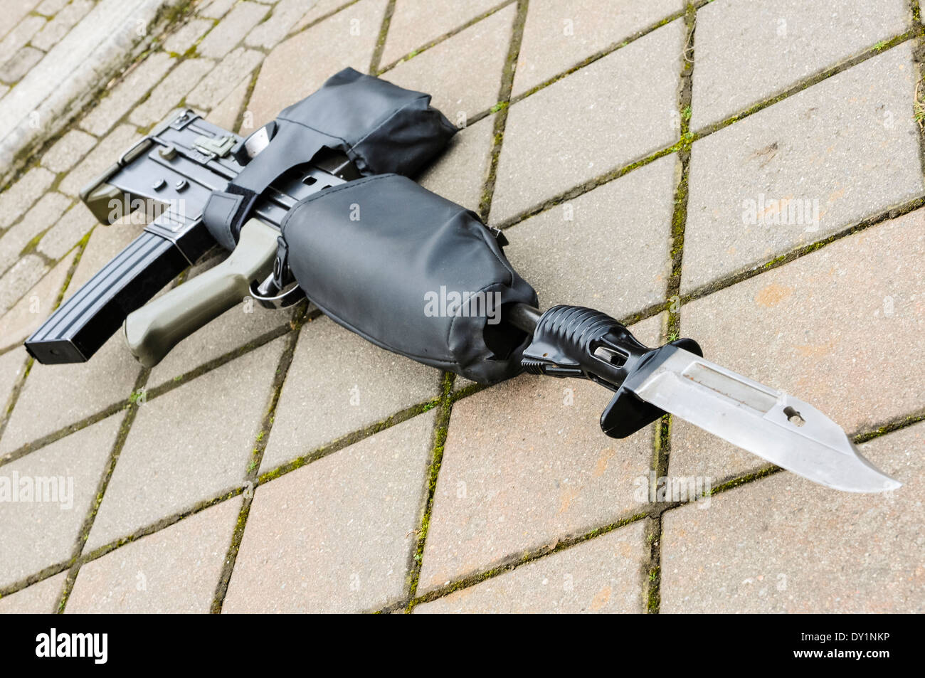 Soldier rifle bayonet on hi-res stock photography and images - Alamy