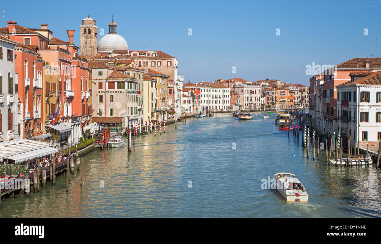 Venice - Canal grande from Ponte degli Scalzi bridge Stock Photo - Alamy