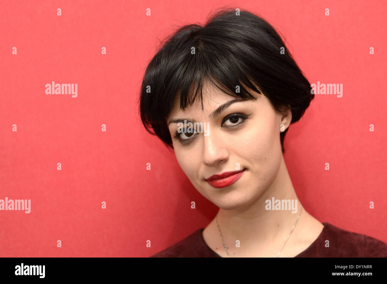 Australian singer Gabriella Cilmi during an interview at Radio FFN in ...