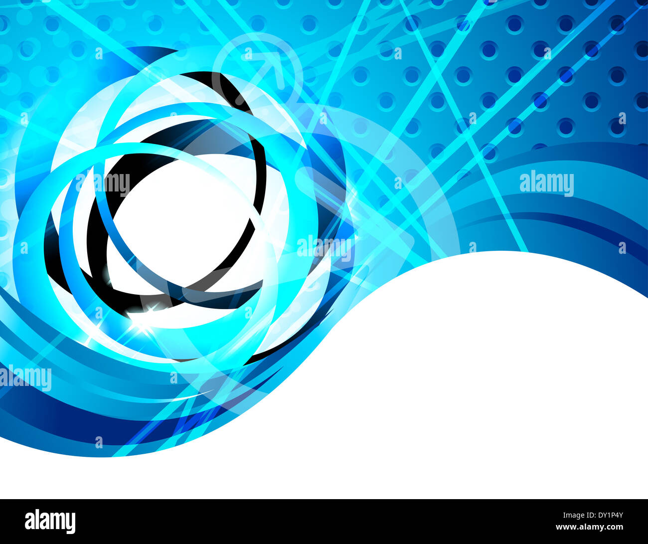 Tech background in blue color Stock Photo - Alamy