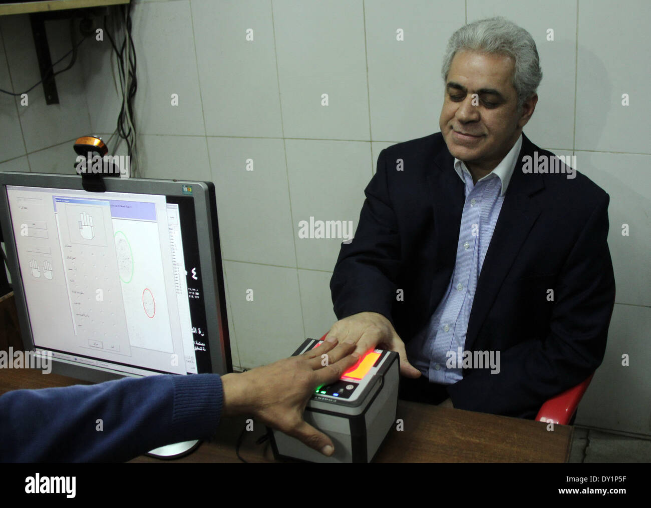 Cairo, Egypt. 3rd Apr, 2014. Egyptian potential presidential candidate ...