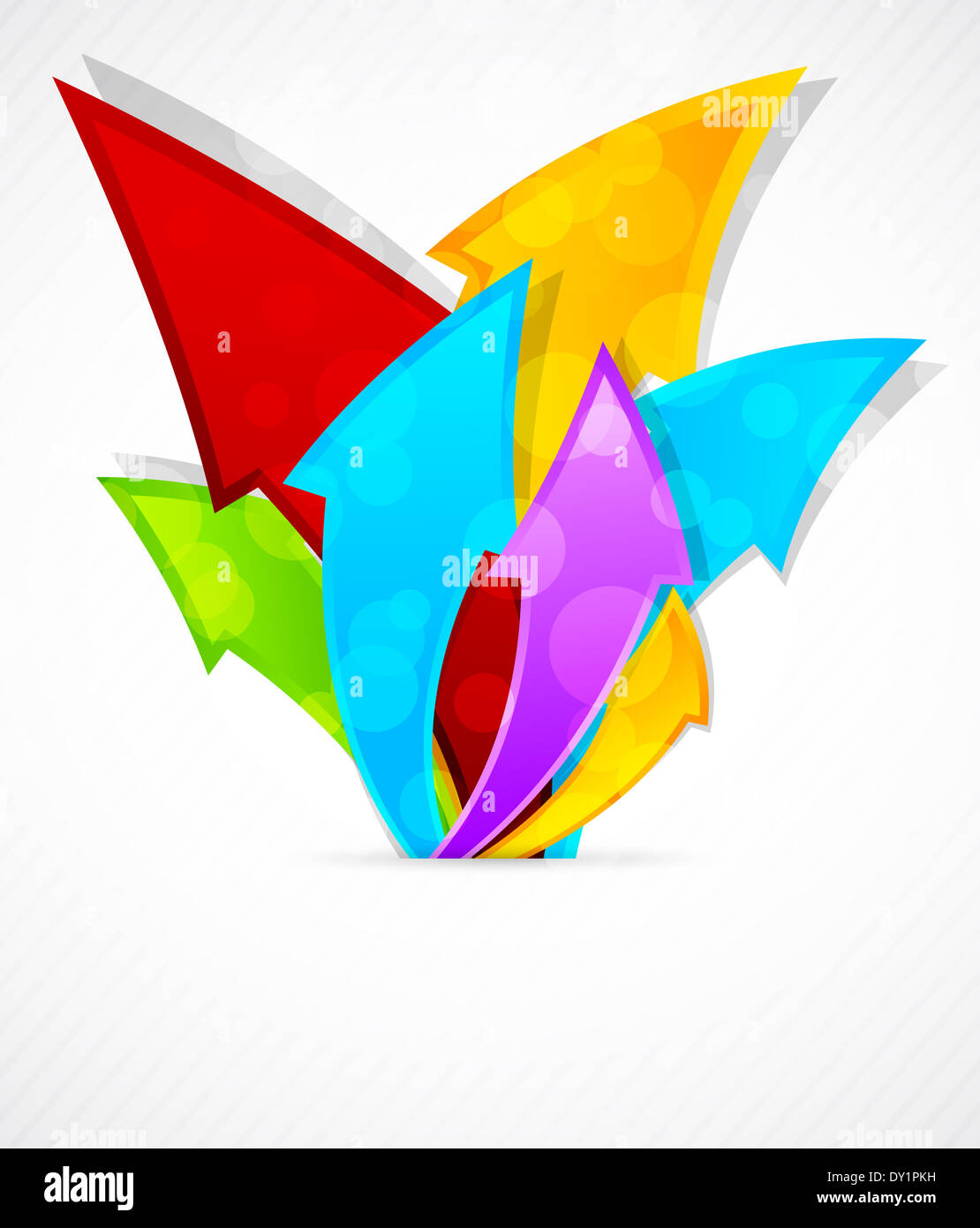 Abstract background with bright arrows Stock Photo - Alamy