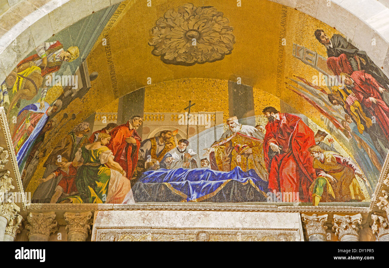 Saint mark death mosaic hi-res stock photography and images - Alamy