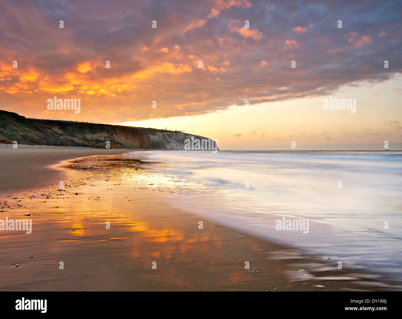 Sandown Bay Isle of Wight Stock Photo - Alamy