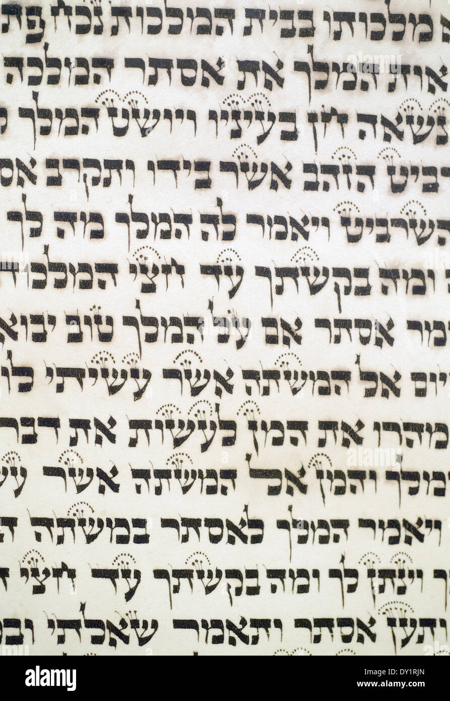 Berlin, Germany. 03rd Apr, 2014. A Hebrew manuscript on parchment from ...