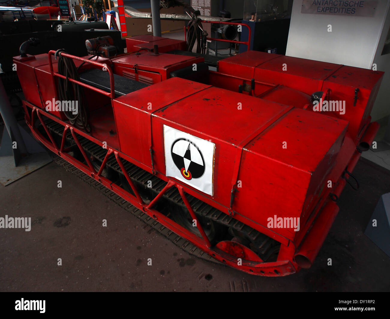 The Antarctic expedition snow track vehicle is a specialized vehicle ...