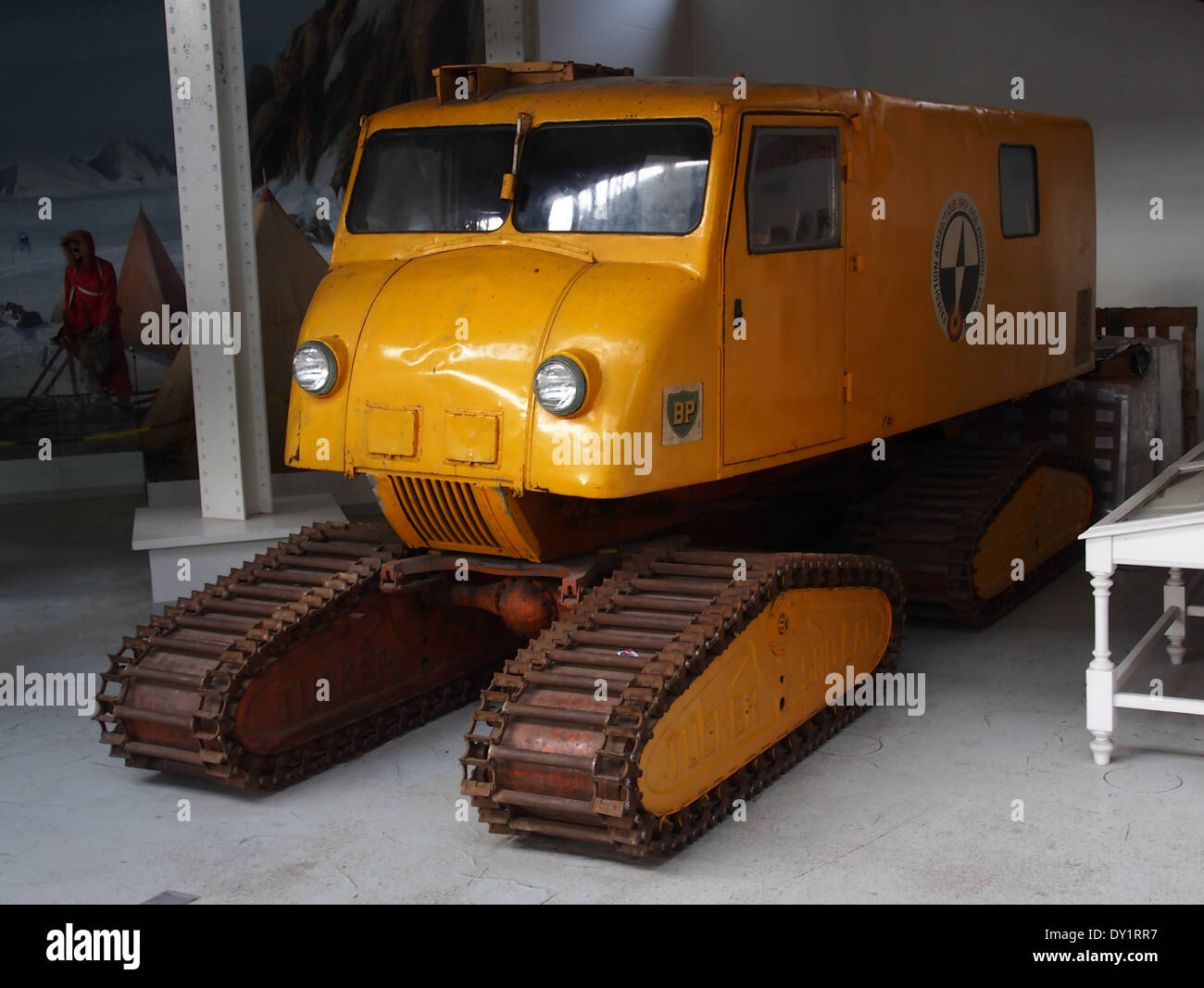 The Tucker Sno-Cat is an all-terrain vehicle designed for use in snowy ...