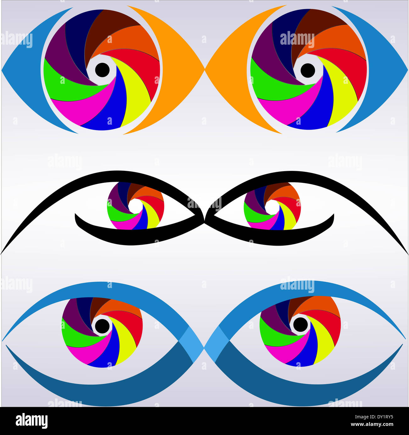 Logo eye view photo Stock Photo - Alamy
