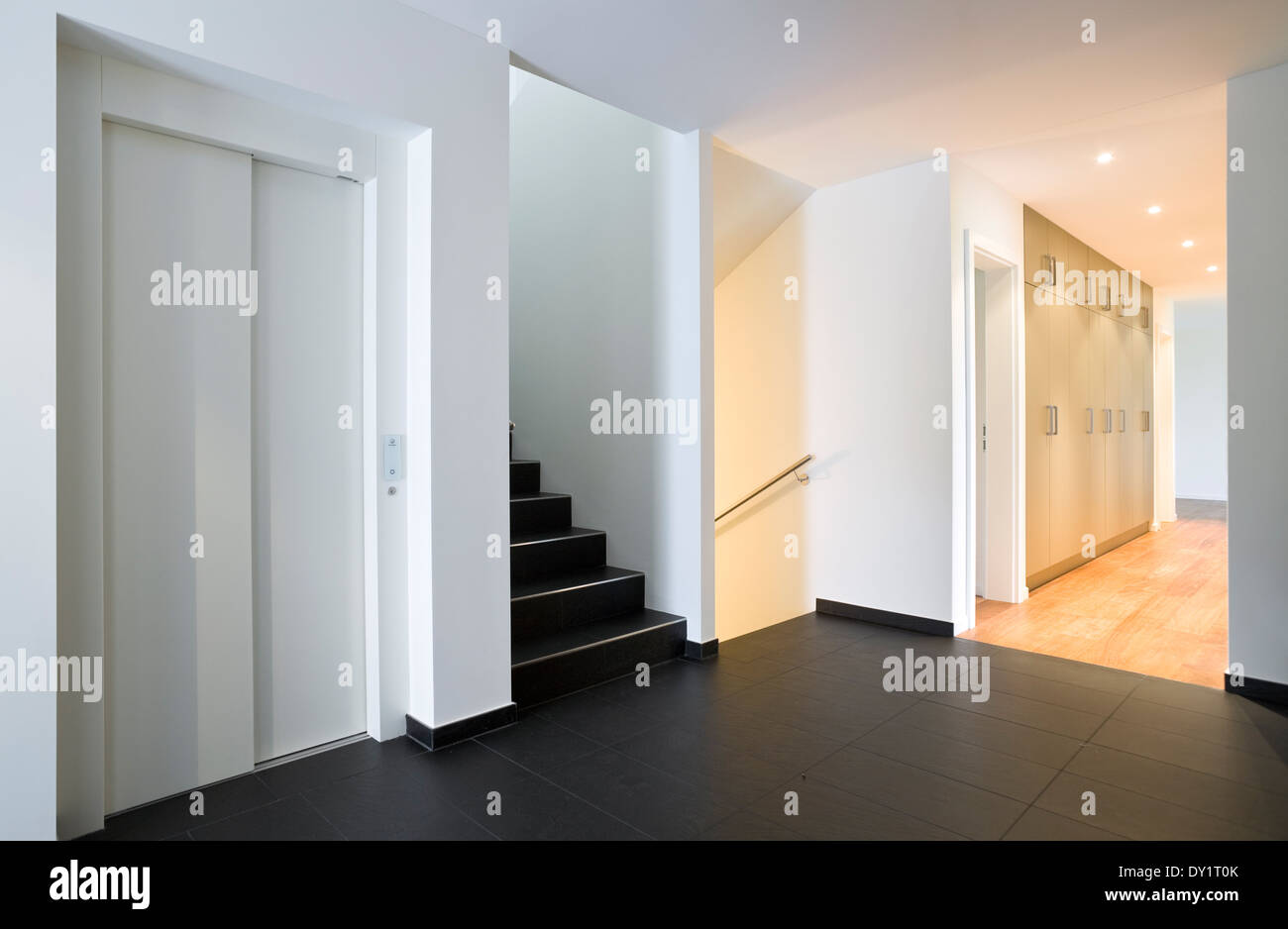 interior modern house, corridor Stock Photo - Alamy