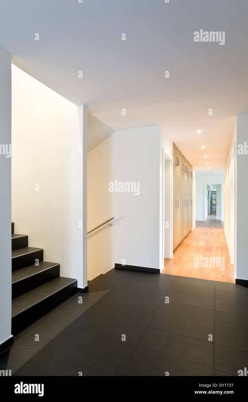 interior modern house, corridor Stock Photo - Alamy