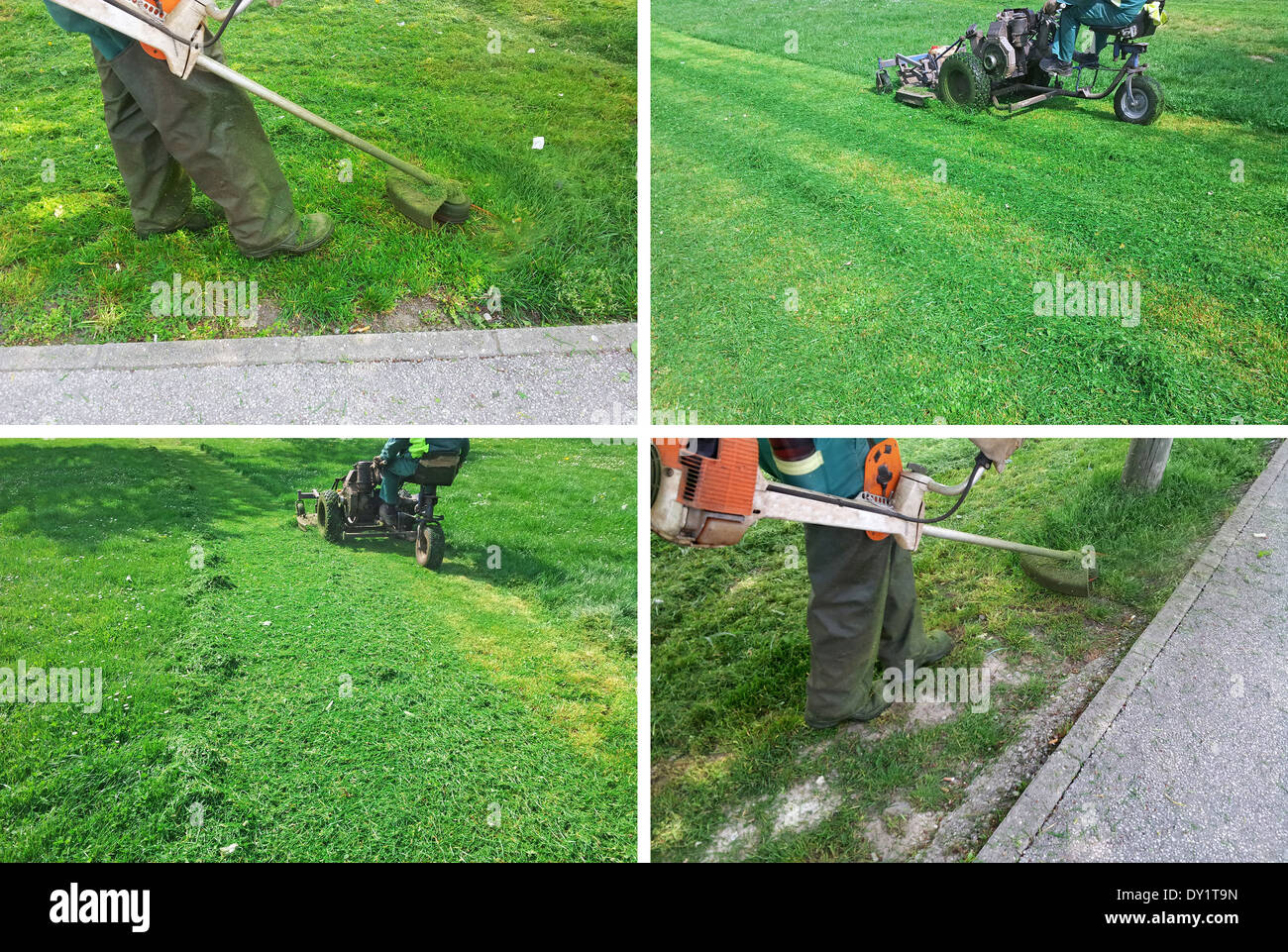 Motorized grass cutter hi-res stock photography and images - Alamy