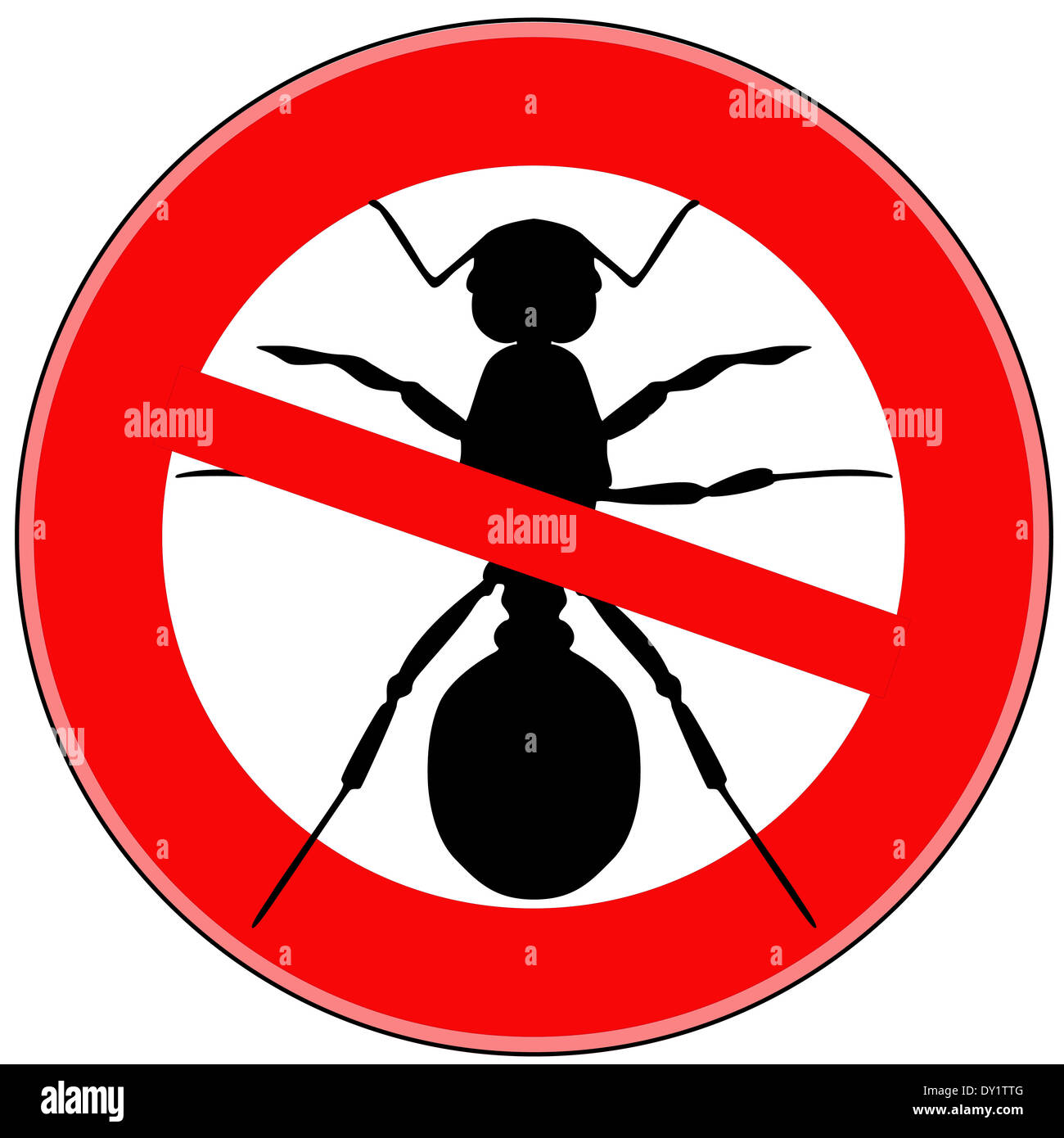 Vector stop insects Stock Photo - Alamy