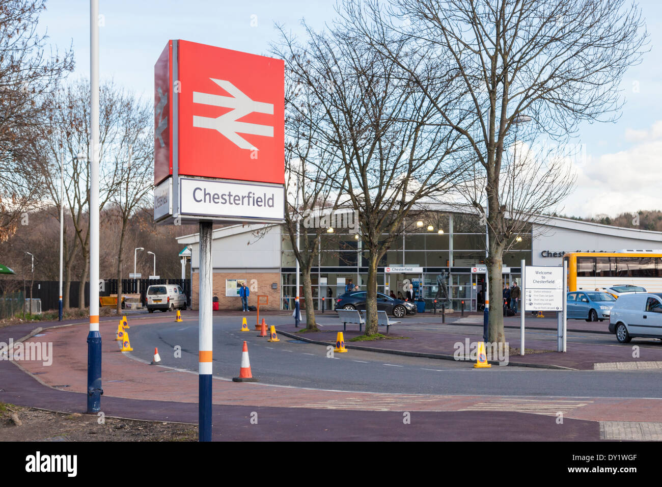 Chesterfield Railway Station, Derbyshire, England, UK Stock Photo - Alamy