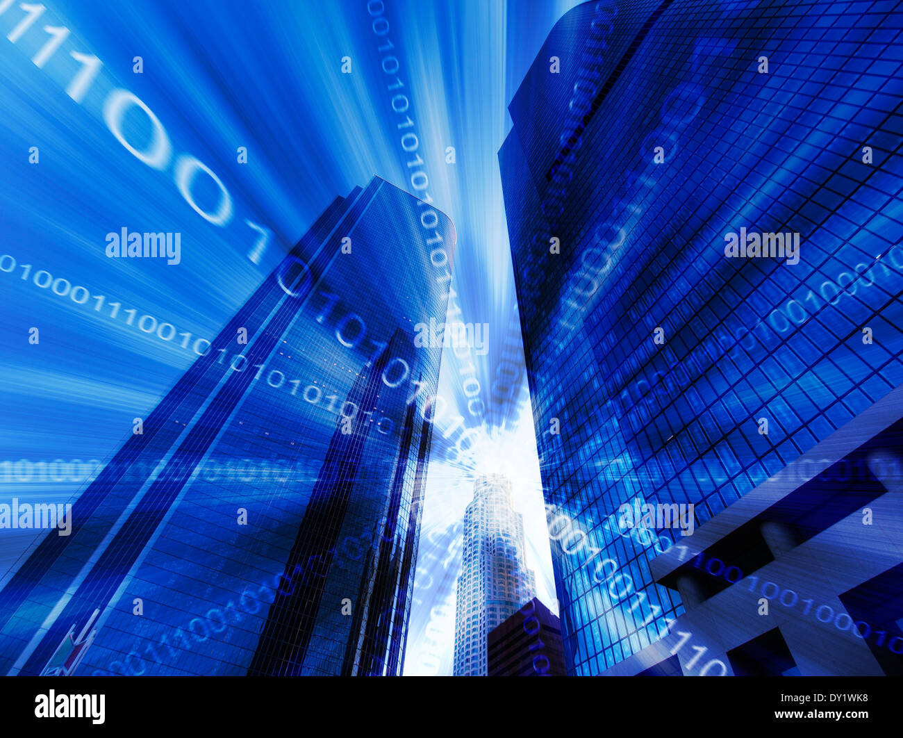 Binary code building hi-res stock photography and images - Alamy