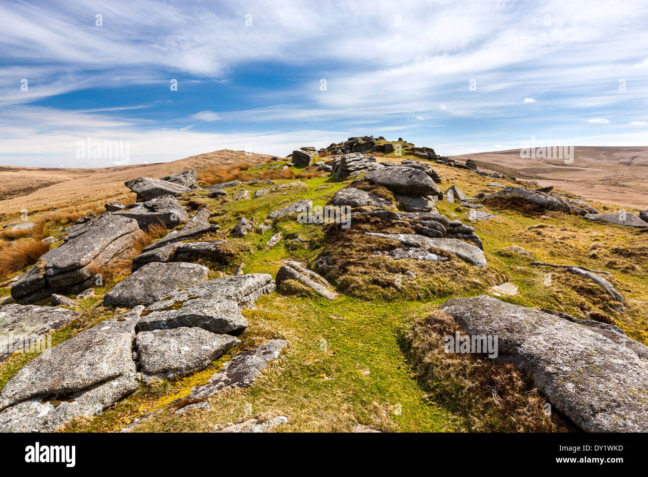 Oke Tor, Dartmoor National Park, Belstone, West Devon, England, UK ...