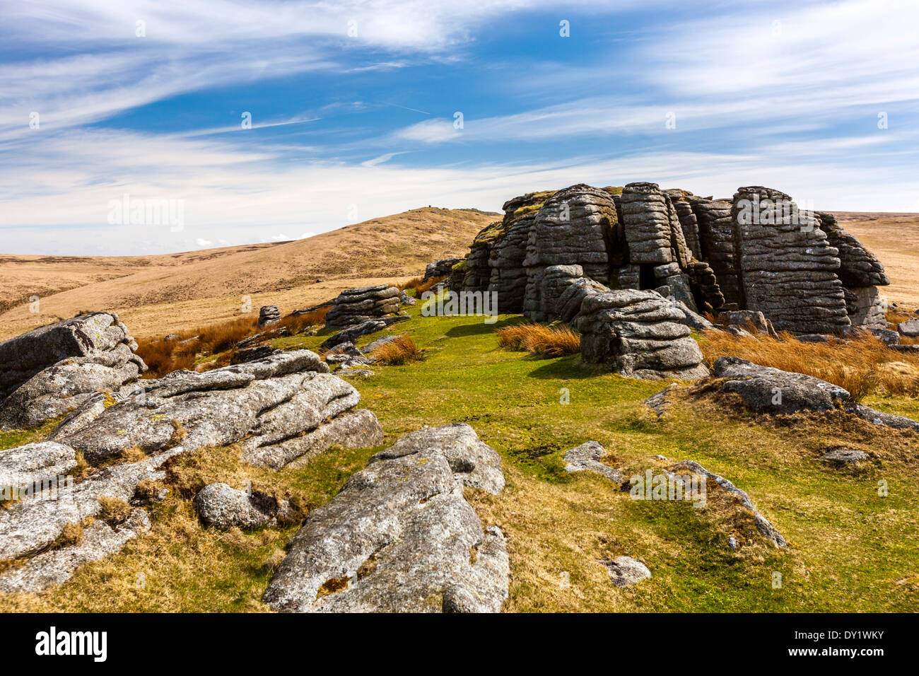 Oke Tor, Dartmoor National Park, Belstone, West Devon, England, UK ...