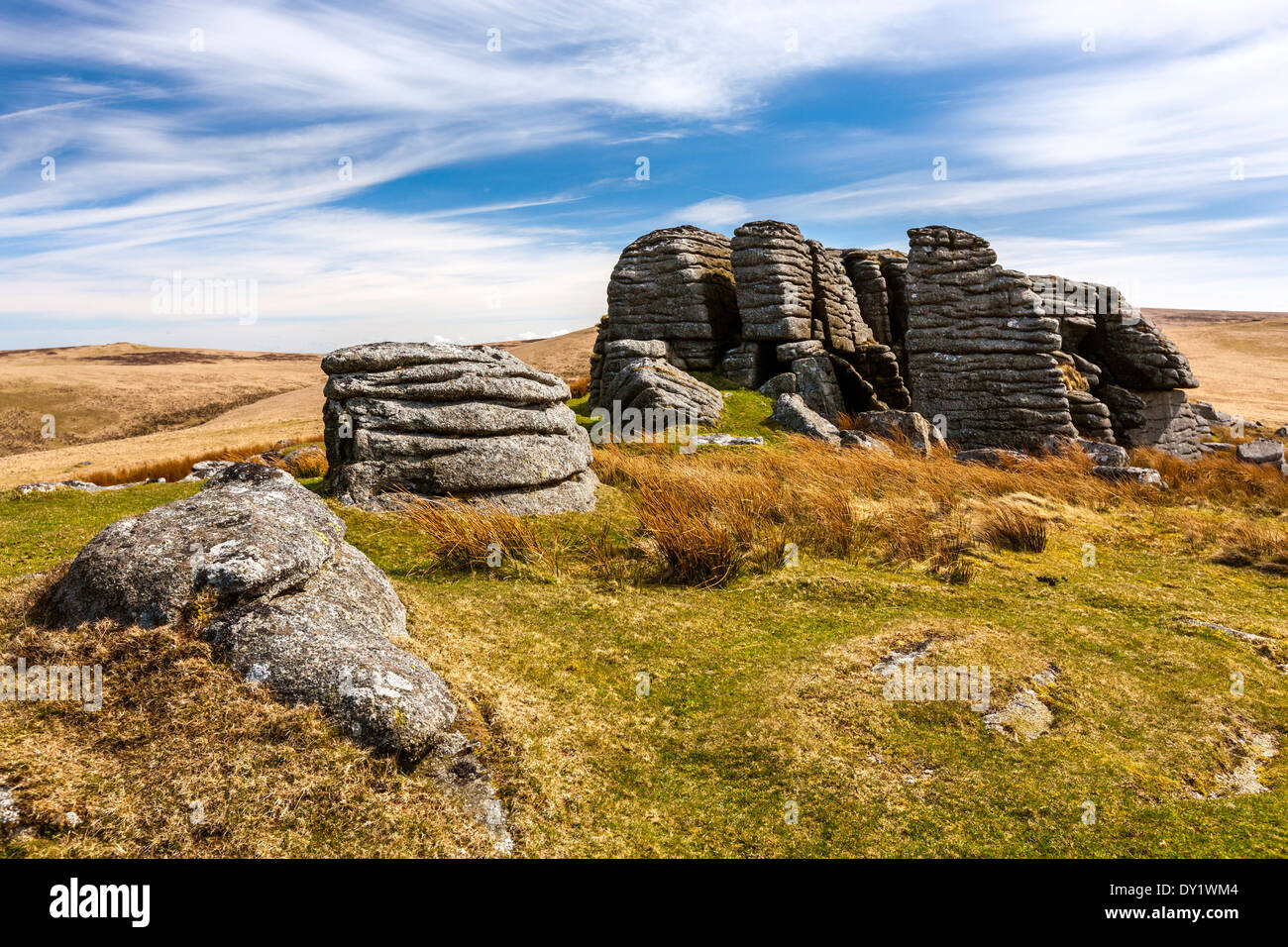 Oke Tor, Dartmoor National Park, Belstone, West Devon, England, UK ...