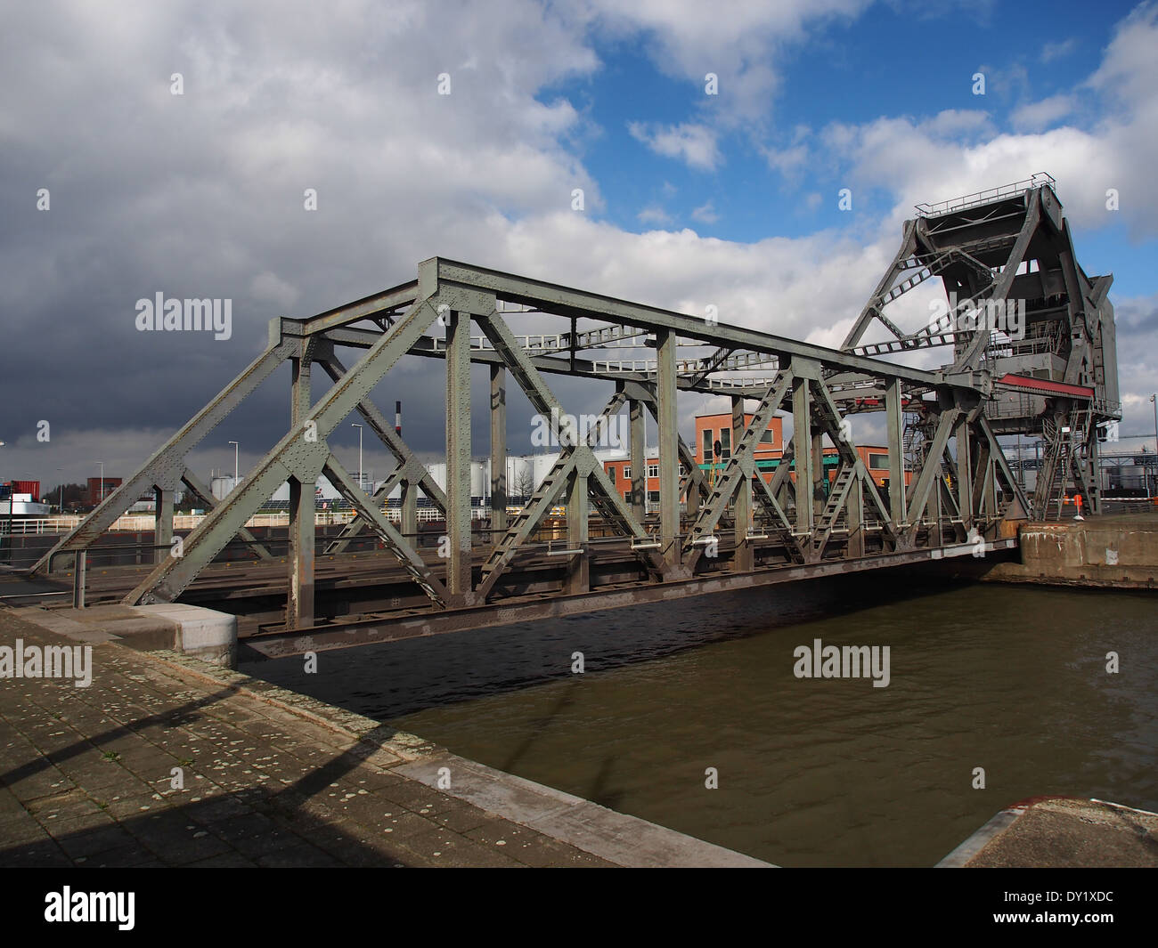 The Boudewijn Bridge in Antwerp, Belgium, is a notable infrastructure ...