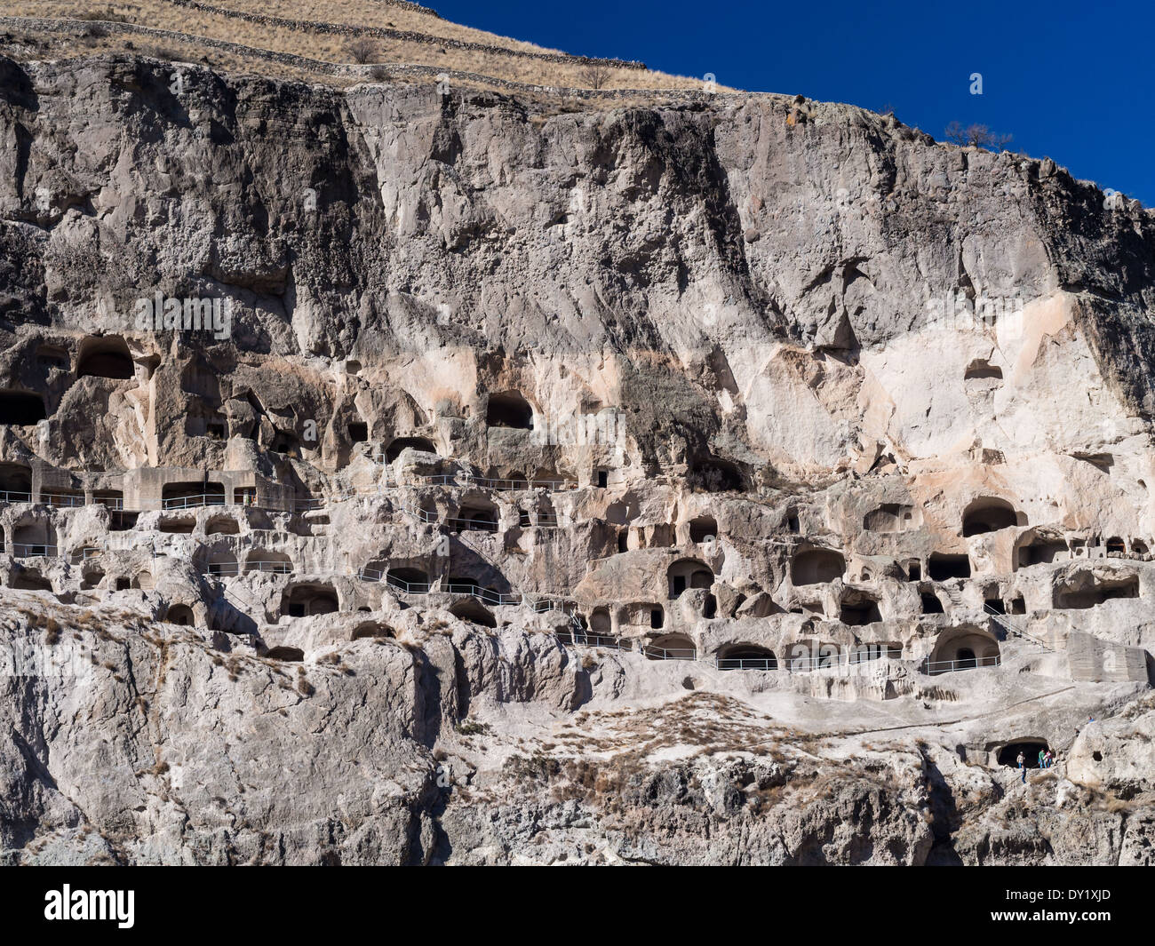 Vardzia cave city-monastery in Georgia, Caucasus Stock Photo - Alamy