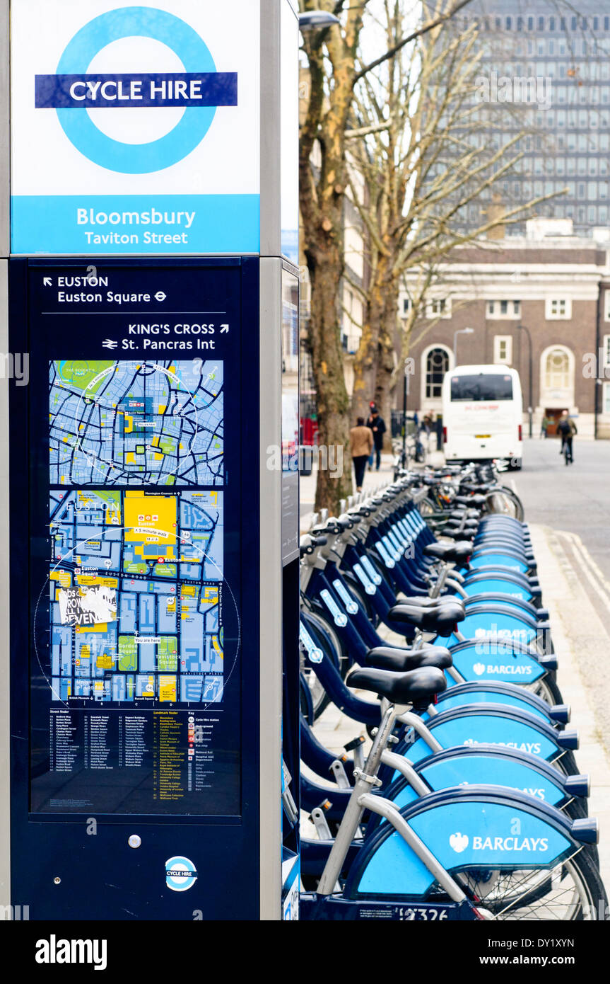 Cycle hire point hi-res stock photography and images - Alamy
