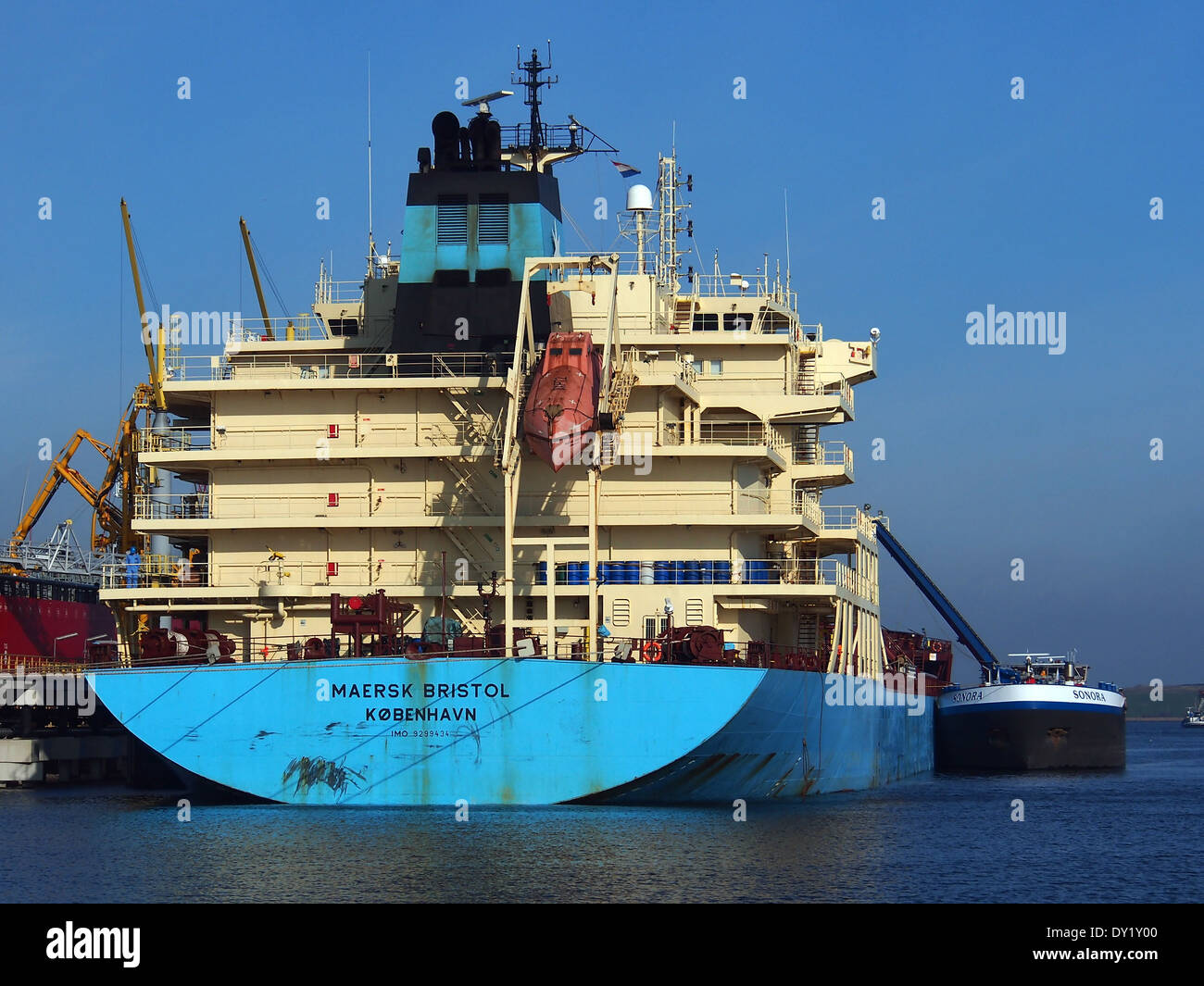 The Maersk Bristol, IMO 9299434, is a container vessel operated by ...