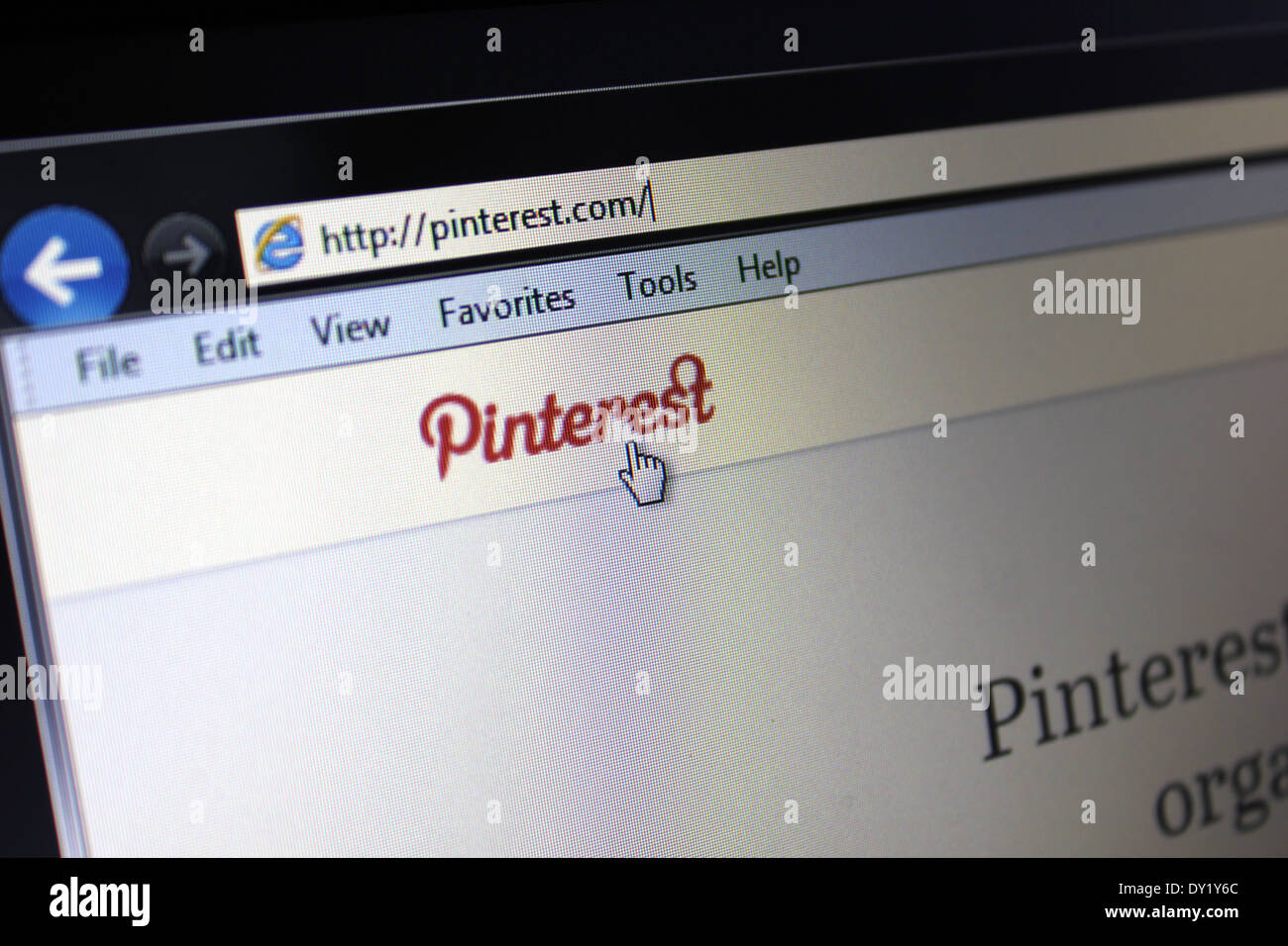 Webpage hi-res stock photography and images - Alamy