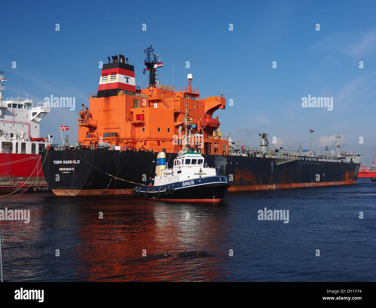 The Torm Ragnhild (IMO 9290579) and Sirius Sirius (IMO 7700180) are two ...