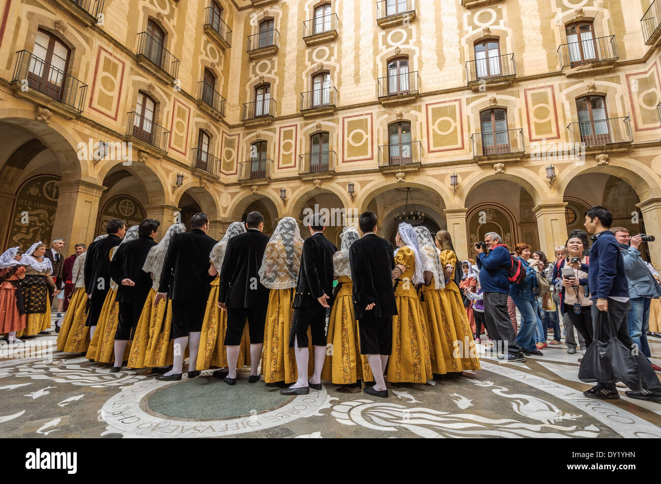 Local People dancing with traditional costumes and music at Montserrat ...