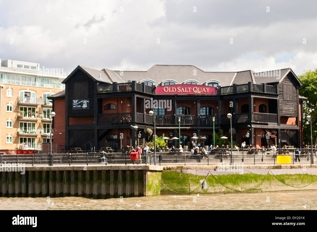 Old Salt Quay Restaurant, London Stock Photo - Alamy