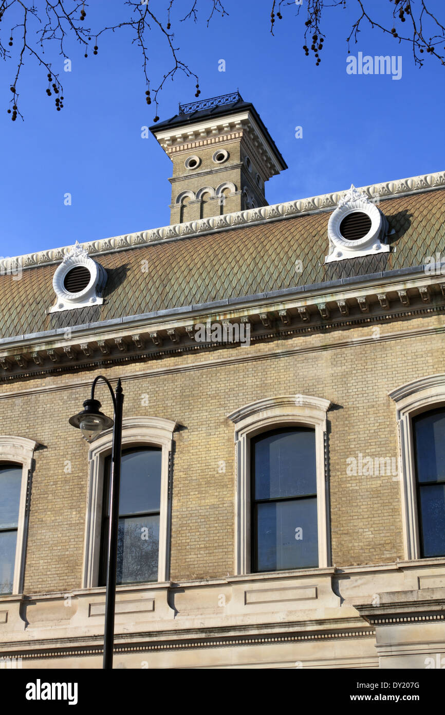 Chelsea water company building and tower, London UK Stock Photo - Alamy