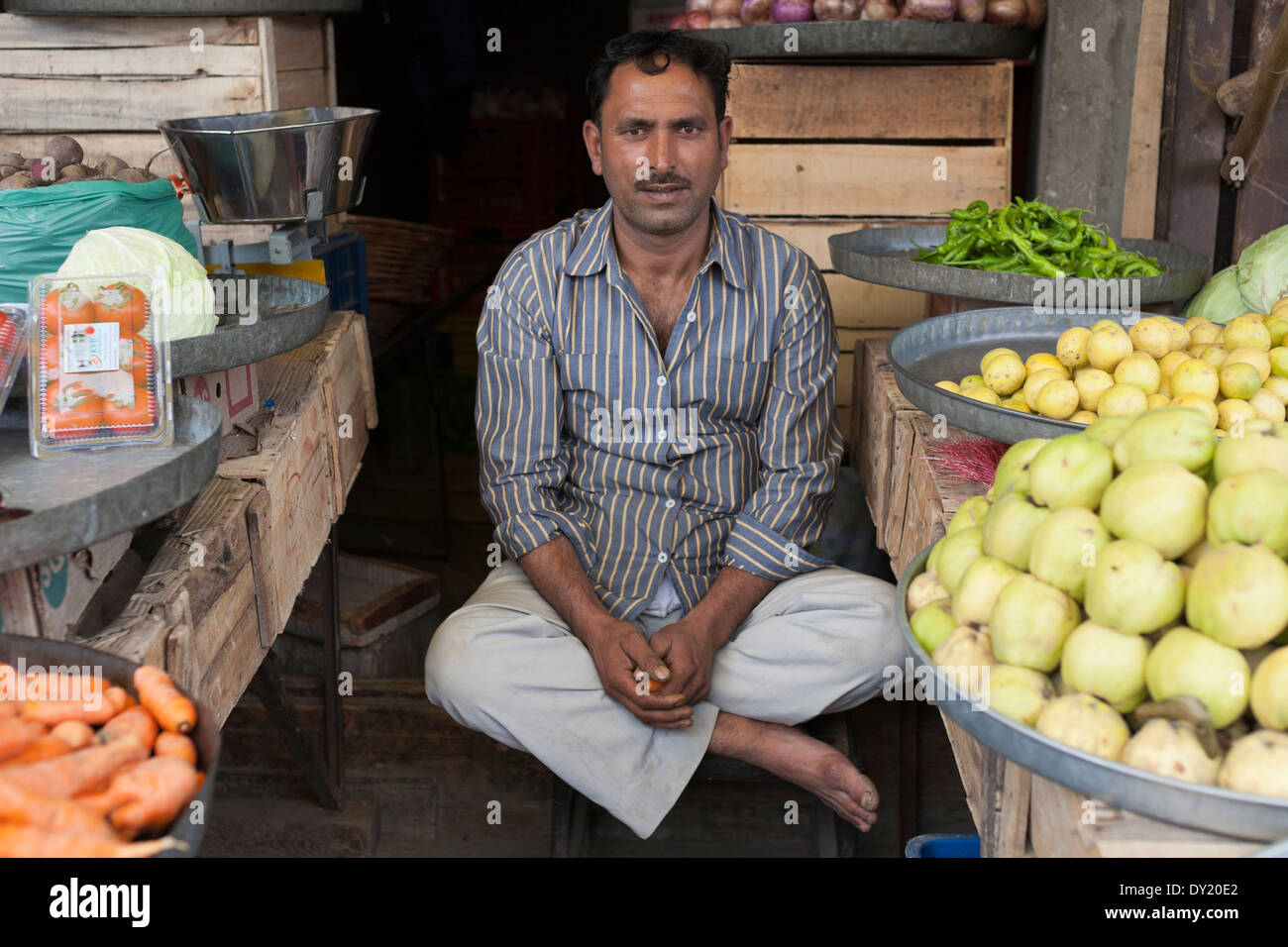 Srinagar, Jammu and Kashmir, India, South Asia. Street market Stock ...