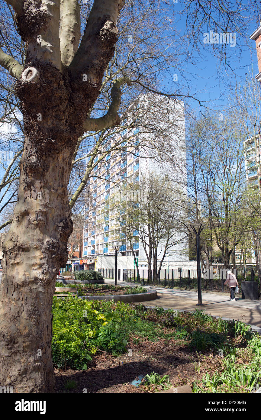 The Brunswick Close Estate, Clerkenwell, London, England, UK Stock ...