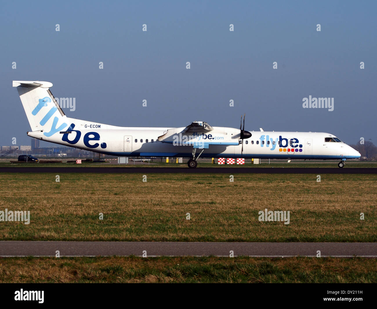 G-ECOM is a De Havilland Canada DHC-8-402Q Dash 8 operated by Flybe, a regional airline. This ...