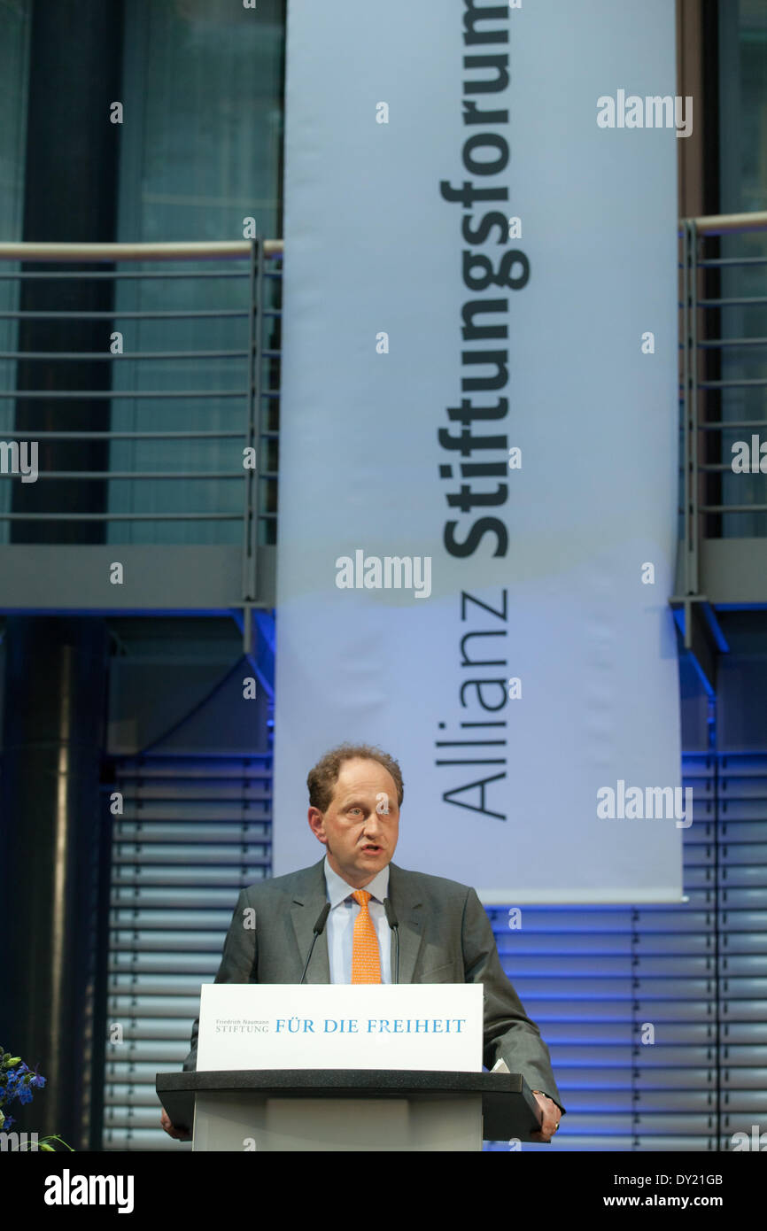 Berlin, Germany. 3rd April 2014. Prime Minister of the Netherlands ...