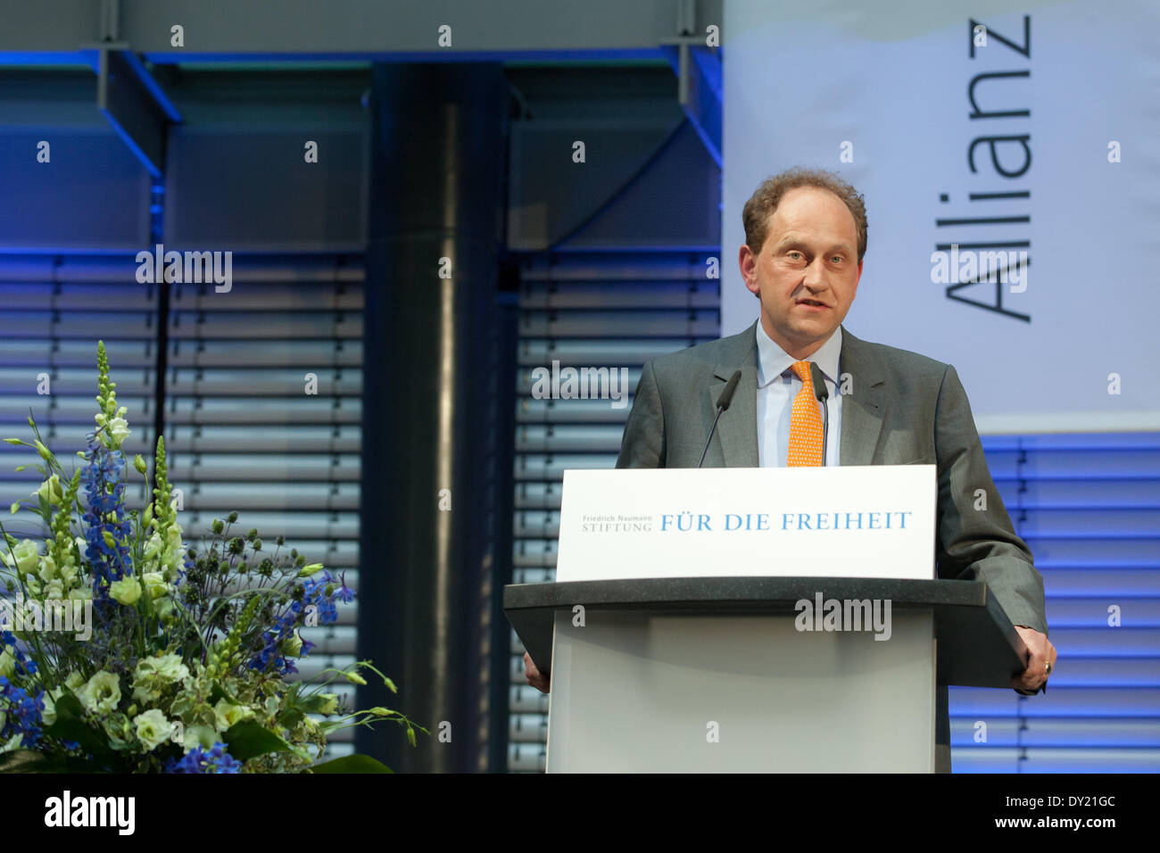 Berlin, Germany. 3rd April 2014. Prime Minister of the Netherlands ...